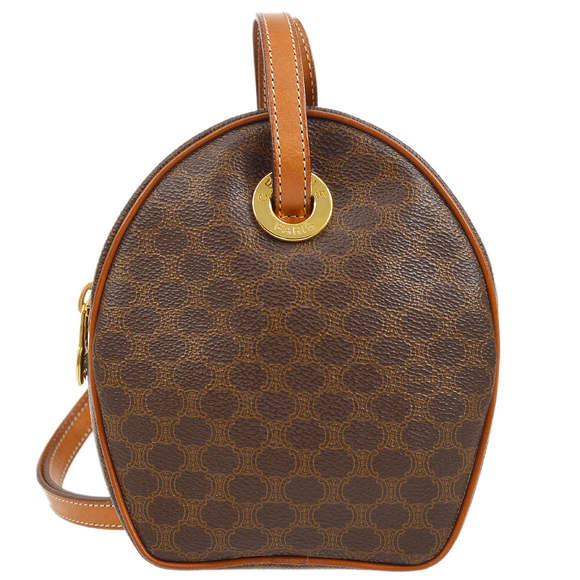 Celine | Bags | Celine M Macadam Shoulder Bag Brown 94524 | Poshmark